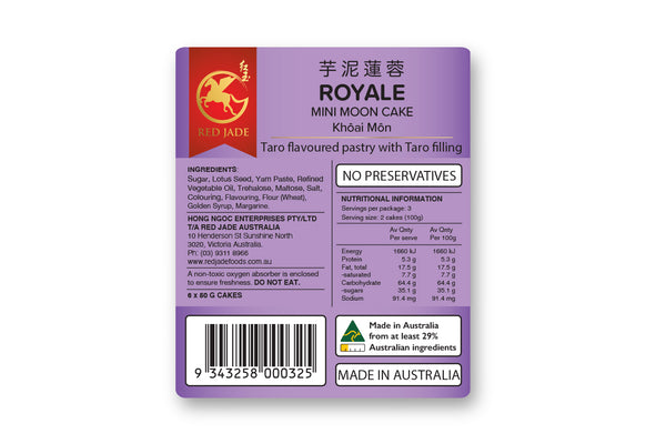 Mini Moon Cakes - Royale - Red Jade Online Store